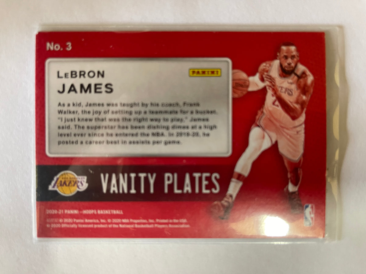 LeBron James Vanity Plates No. 3 Hoops – ME Collectables